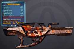 Pyrophobia/Variant Chart | Borderlands Wiki | Fandom
