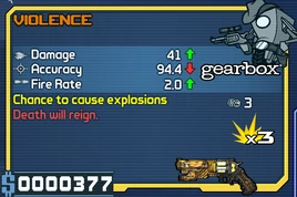 Violence | Borderlands Wiki | Fandom