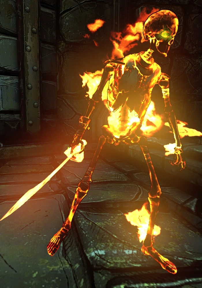 Fiery Skeleton | Borderlands Wiki | Fandom