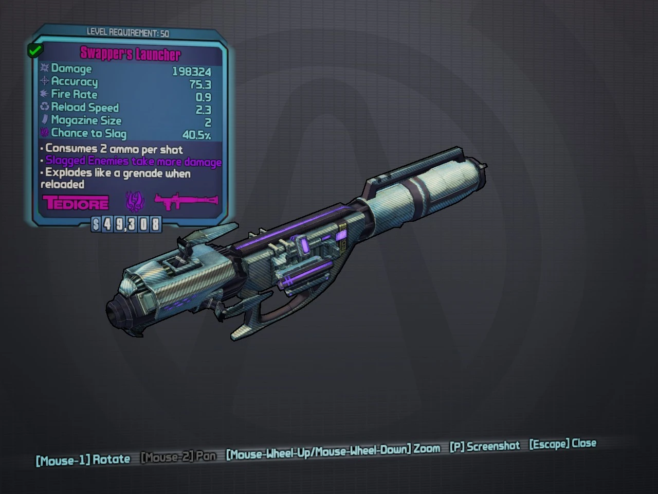 Borderlands 2 Torque Legendary