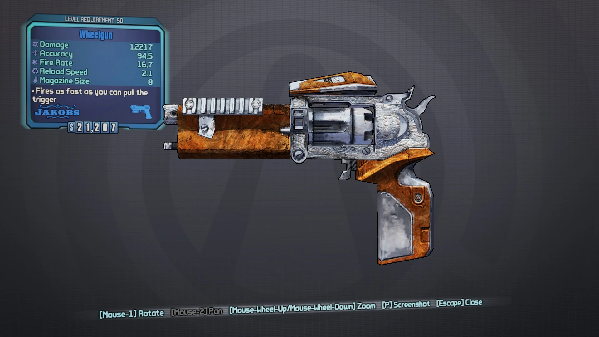 Borderlands 2 Revolver