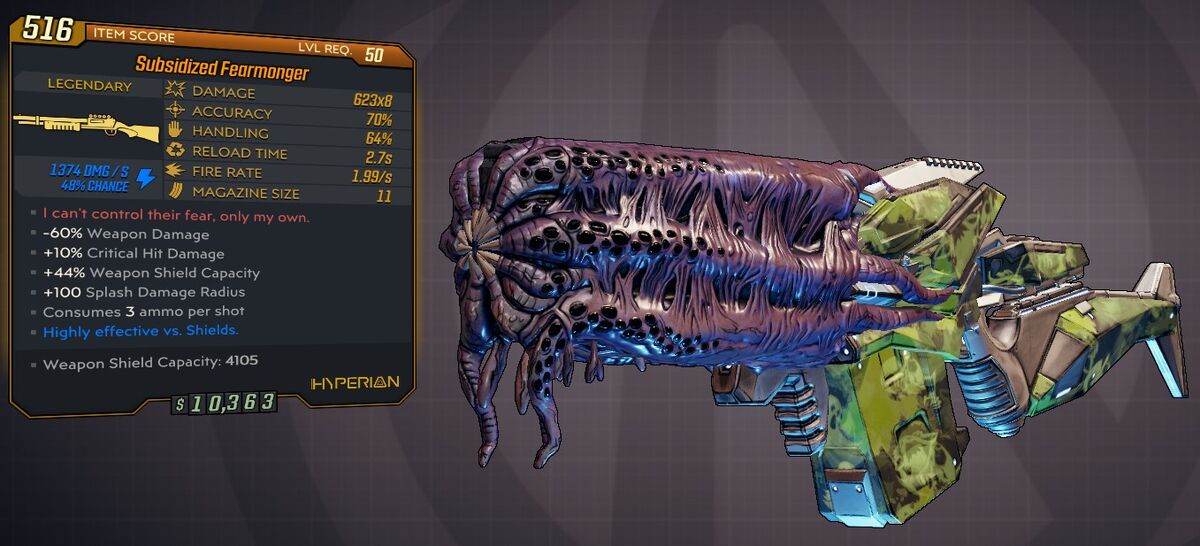 Fearmonger | Borderlands Wiki | Fandom