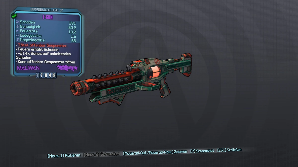 E-GUN | Borderlands Wiki | Fandom