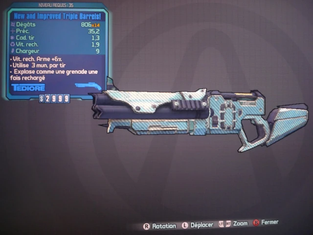 Triple Barrels! | Wiki Borderlands | Fandom