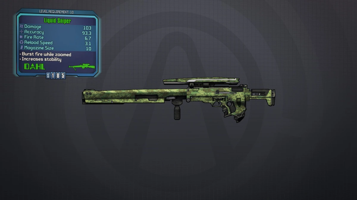 Sniper (Borderlands 2)/Variant Chart | Borderlands Wiki | Fandom