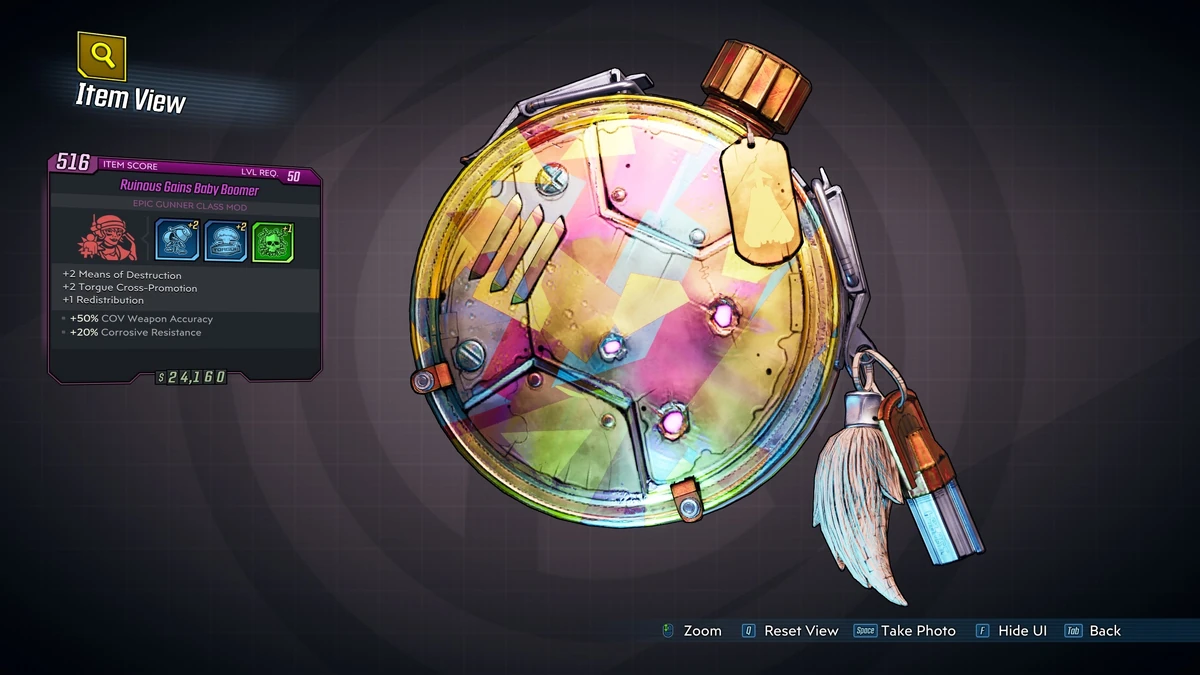 Baby Boomer (class mod) | Borderlands Wiki | Fandom