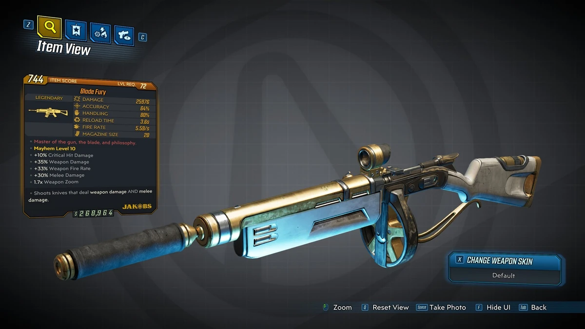 Blade Fury | Borderlands Wiki | Fandom