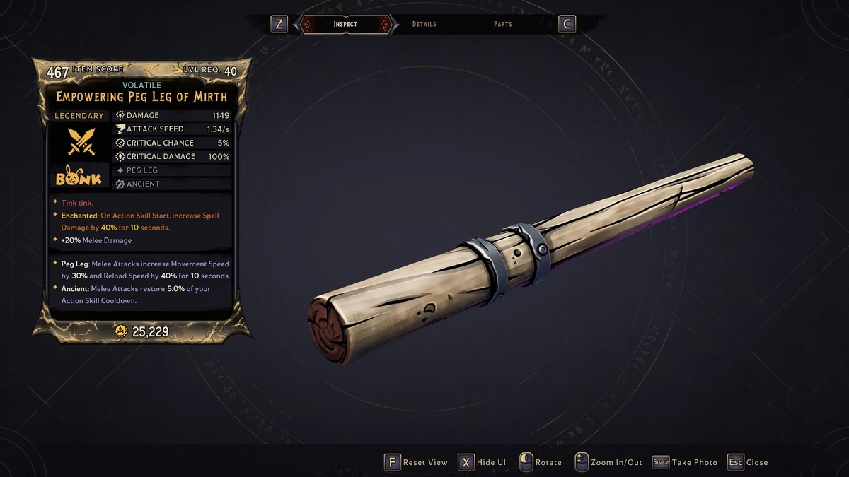 Peg Leg | Borderlands Wiki | Fandom