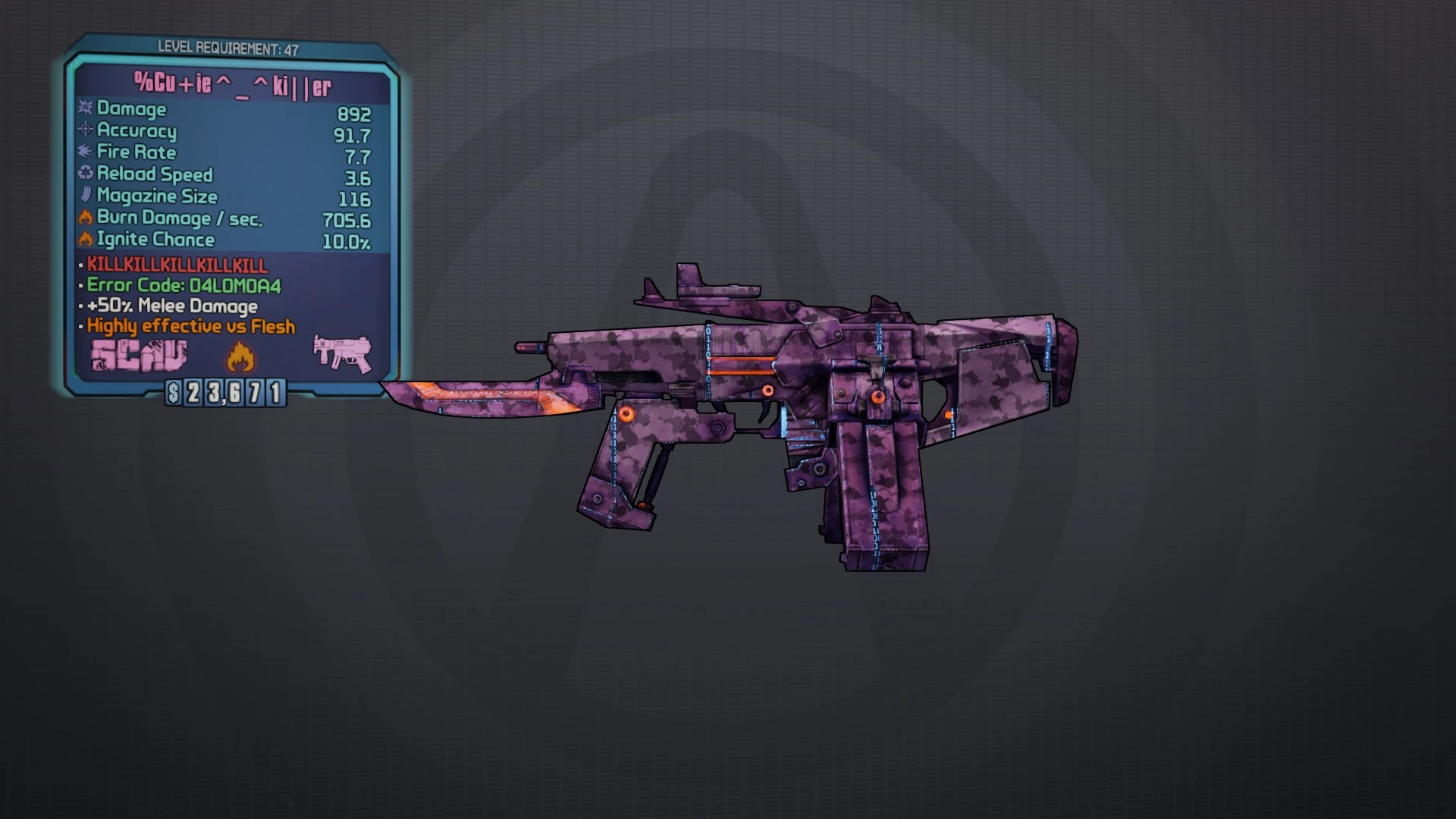 Borderlands 2 Pink Weapons