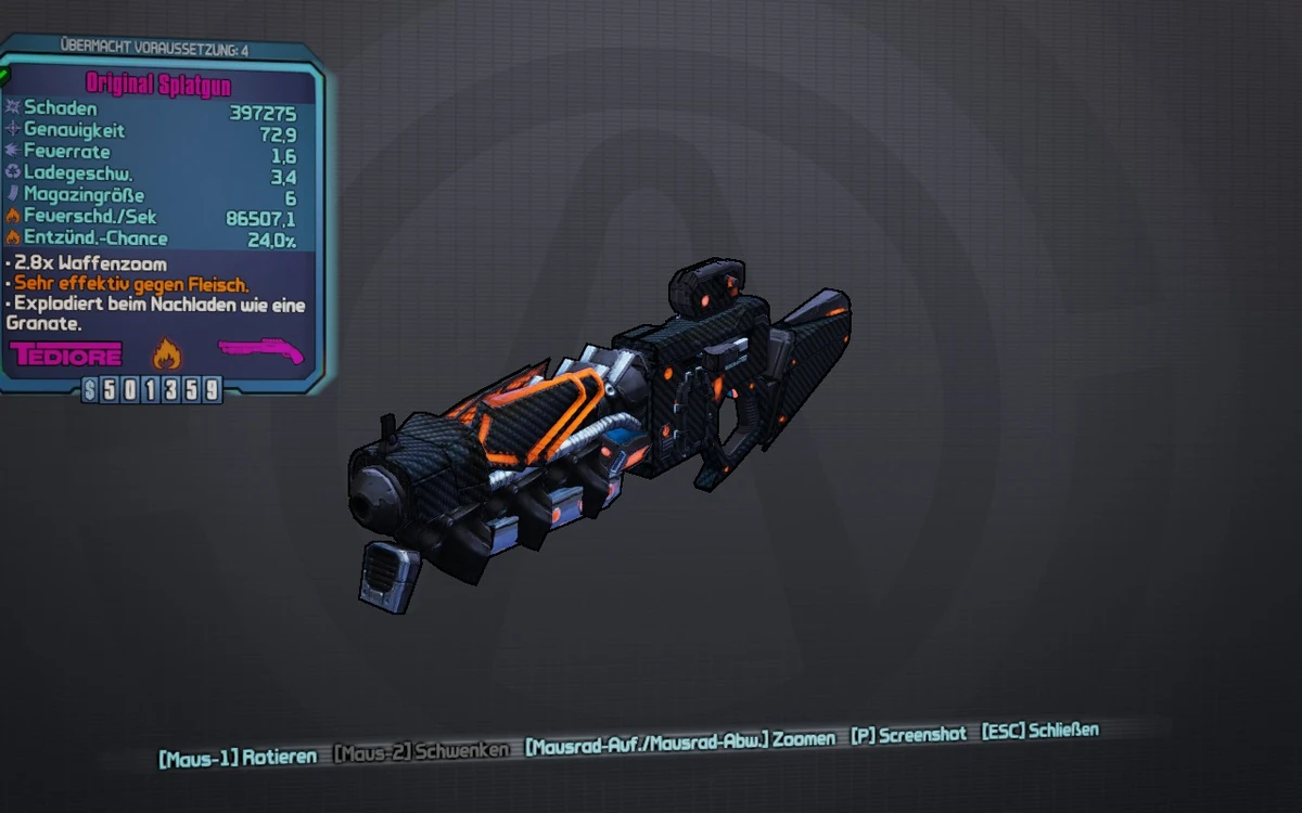 Splatgun | Borderlands Wiki | Fandom