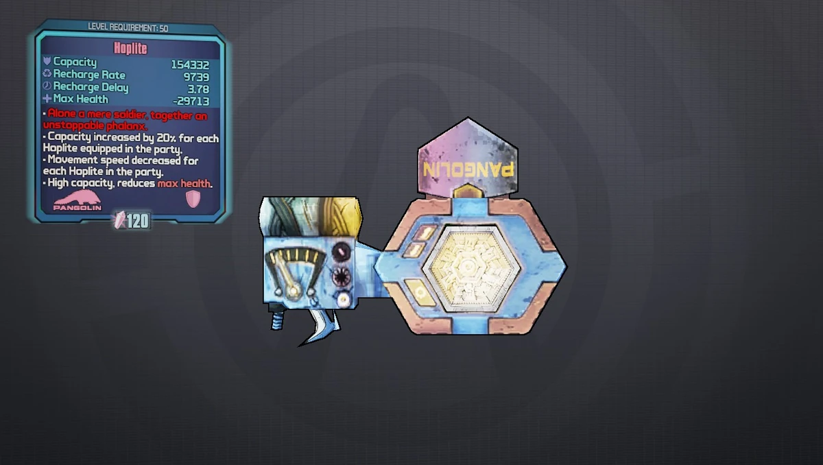 Hoplite (shield) | Borderlands Wiki | Fandom