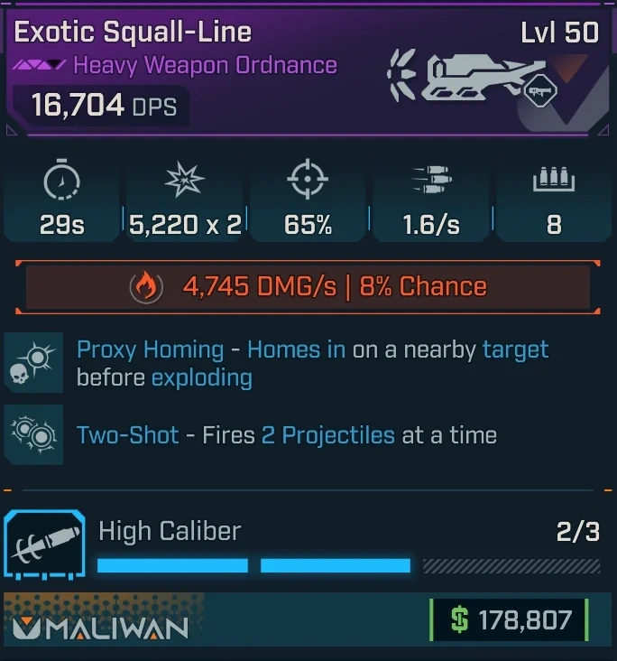 Squall-Line | Borderlands Wiki | Fandom