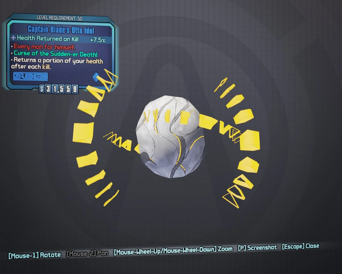Captain Blade's Otto Idol | Borderlands Wiki | Fandom
