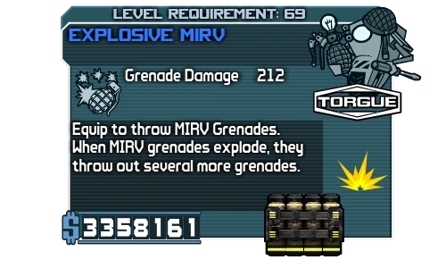 MIRV Grenade (Borderlands) | Borderlands Wiki | Fandom