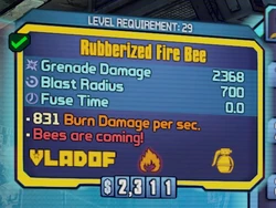 Fire Bee/Variant Chart | Borderlands Wiki | Fandom