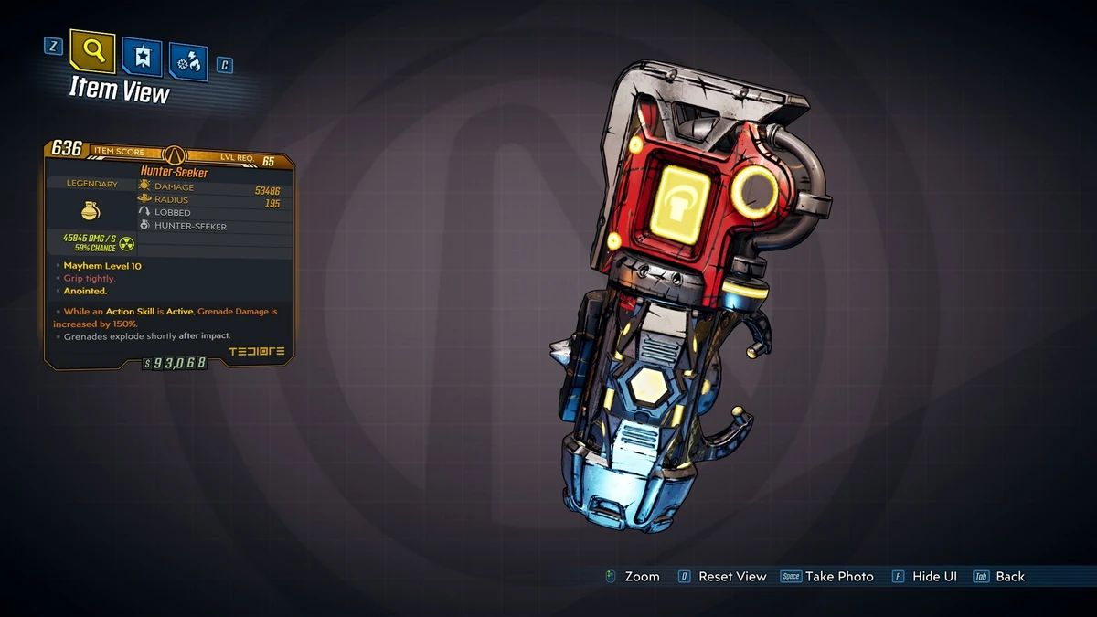 Hunter-Seeker/Variant Chart | Borderlands Wiki | Fandom