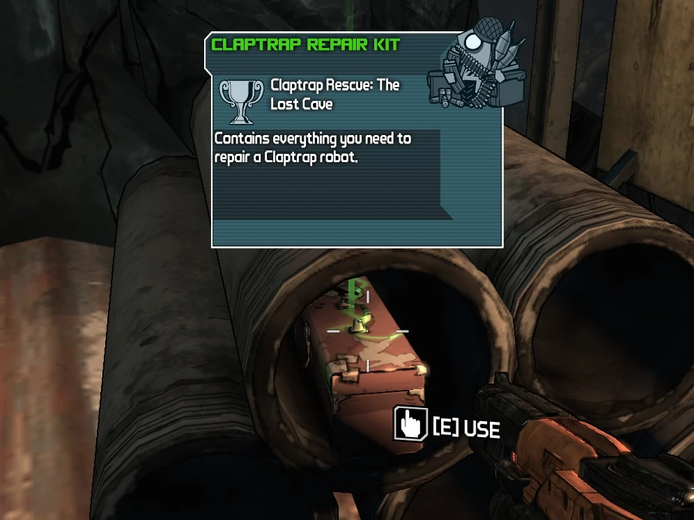 Claptrap Rescue: The Lost Cave | Borderlands Wiki | Fandom