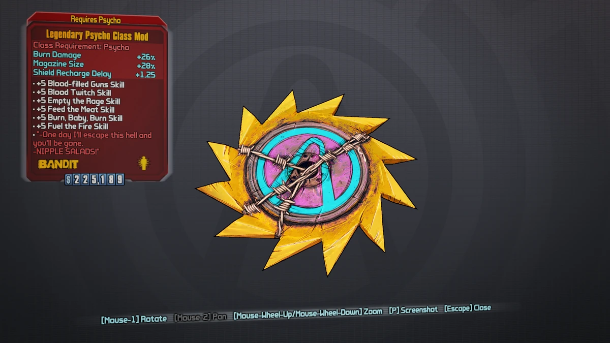 Legendary Psycho | Borderlands Wiki | Fandom