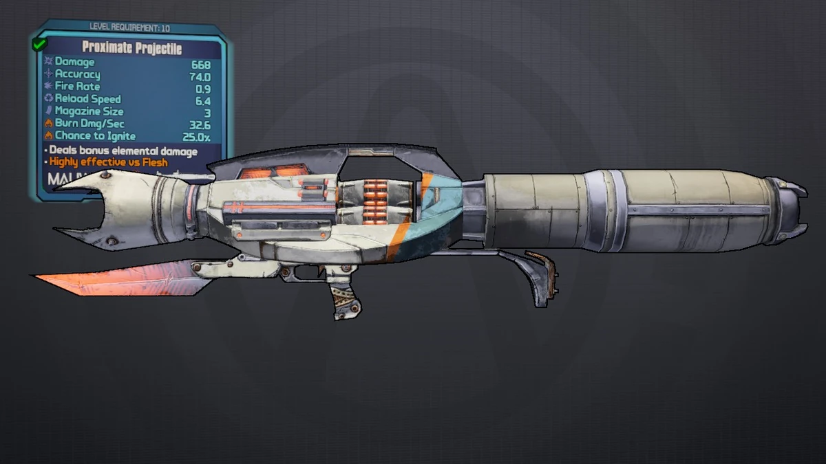Projectile/Variant Chart | Borderlands Wiki | Fandom