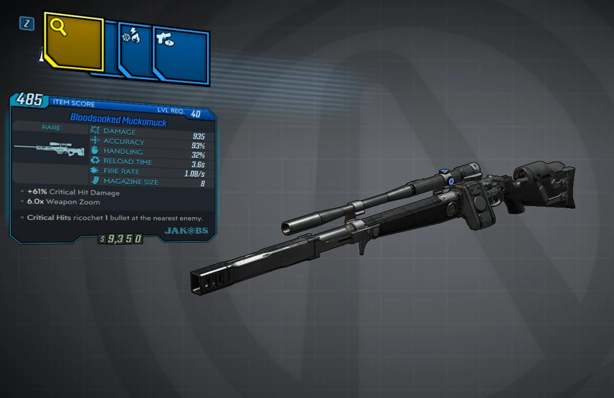 Muckamuck (Borderlands 3)/Variant Chart | Borderlands Wiki | Fandom