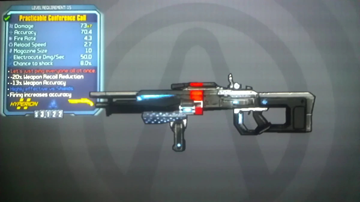 Conference Call/Variant Chart | Borderlands Wiki | Fandom