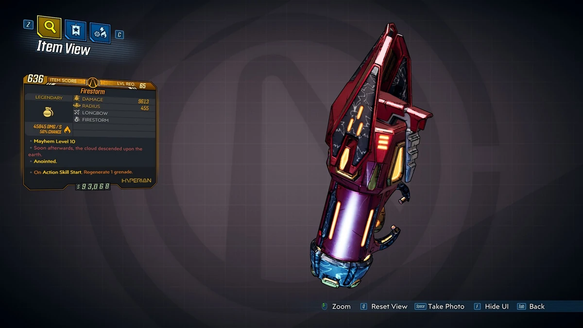 how to make firestorm grenade