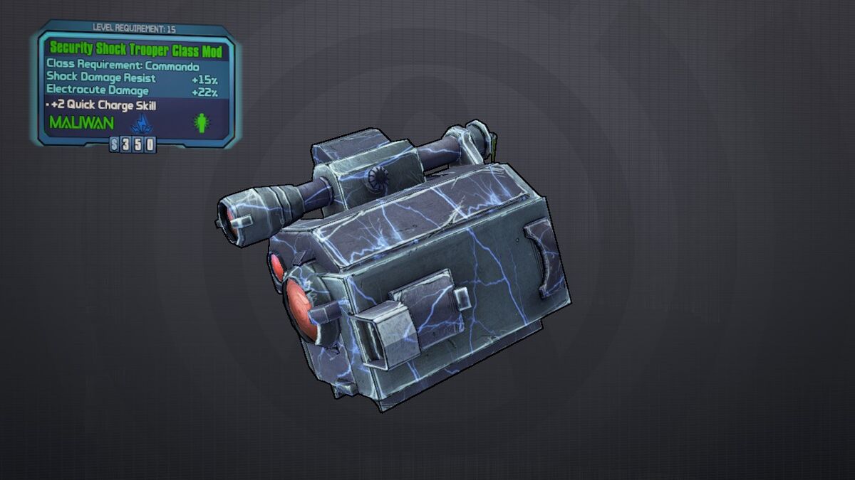 Shock Trooper Class Mod Borderlands Wiki Fandom