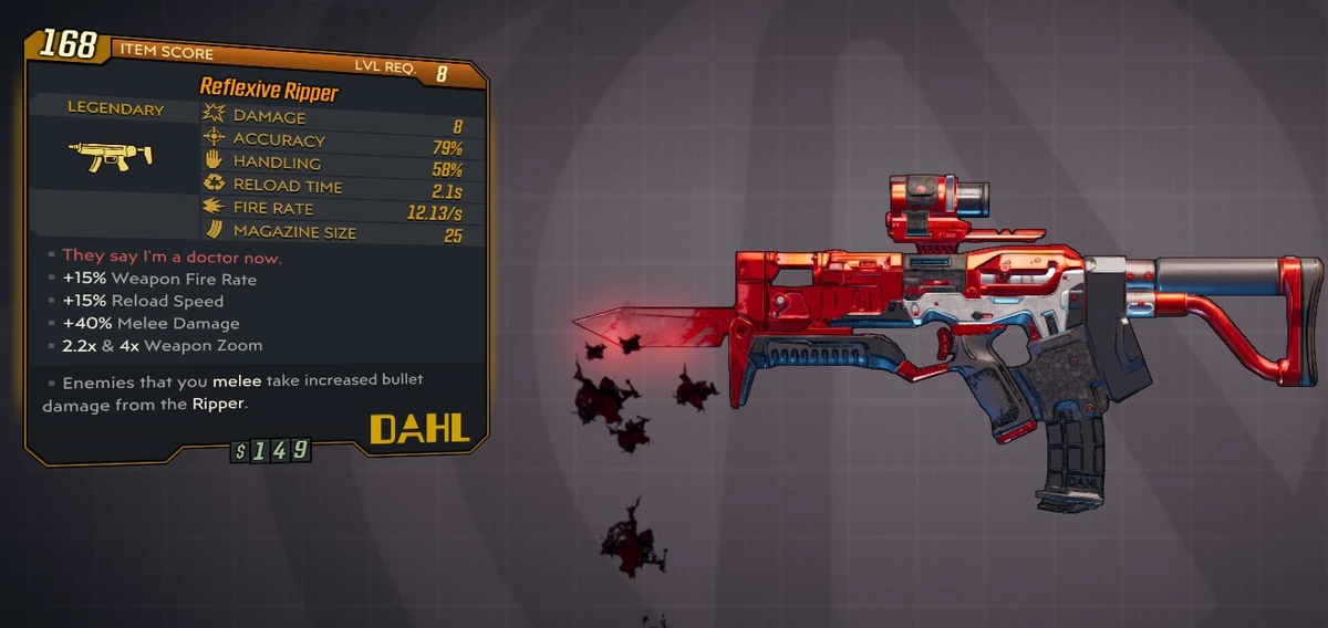 Ripper (Borderlands 3 weapon)/Variant Chart | Borderlands Wiki | Fandom