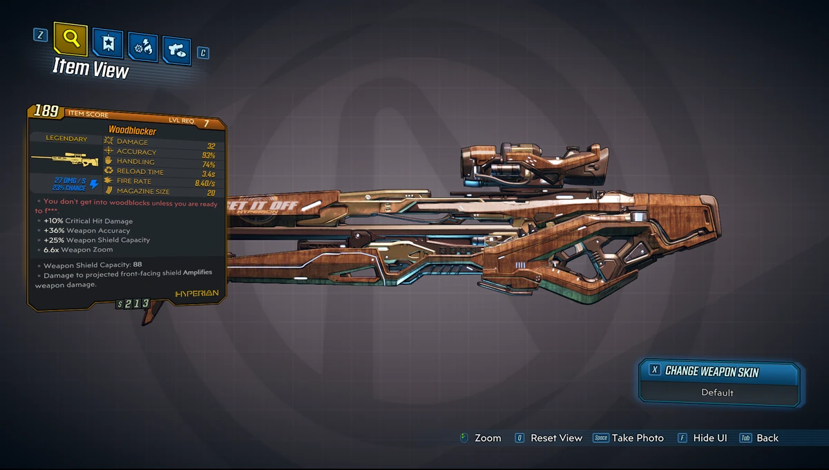 Woodblocker | Borderlands Wiki | Fandom