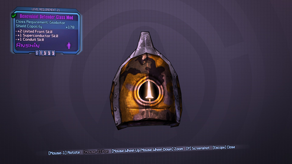 Defender Class Mod Borderlands The Pre Sequel Borderlands Wiki