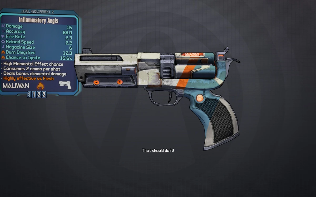 Aegis/Variant Chart | Borderlands Wiki | Fandom