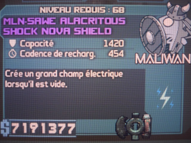 Shock Nova Shield | Wiki Borderlands | Fandom