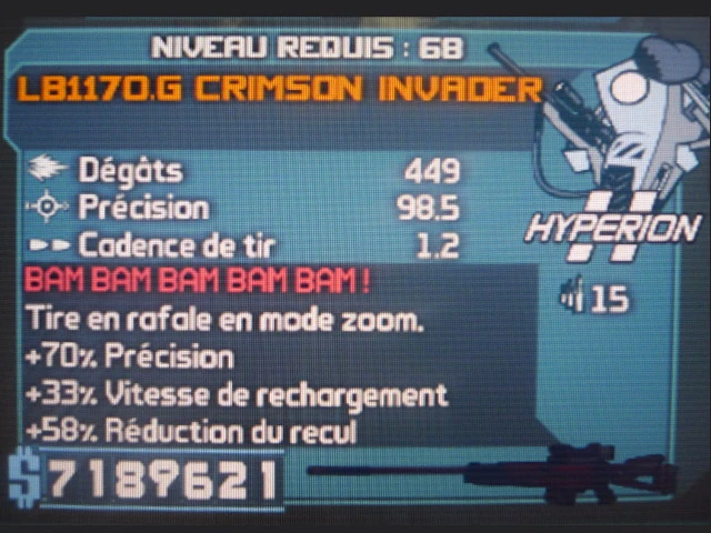 Invader (Sniper) | Wiki Borderlands | Fandom