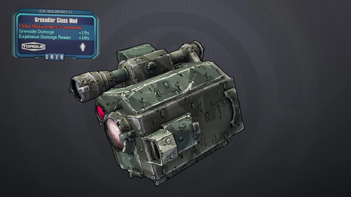 Grenadier (class mod) | Borderlands Wiki | Fandom
