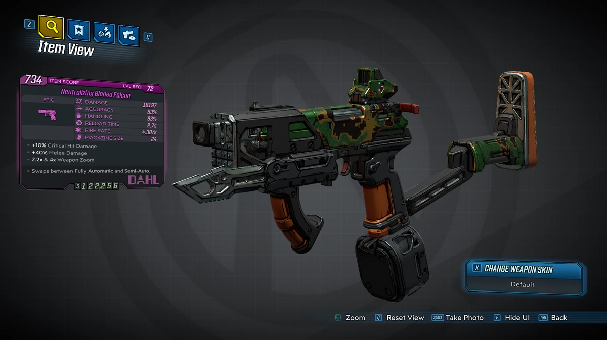 Falcon (pistol) | Borderlands Wiki | Fandom