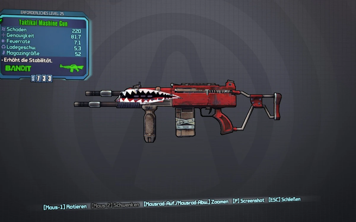 Mashine Gun | Borderlands Wiki | Fandom