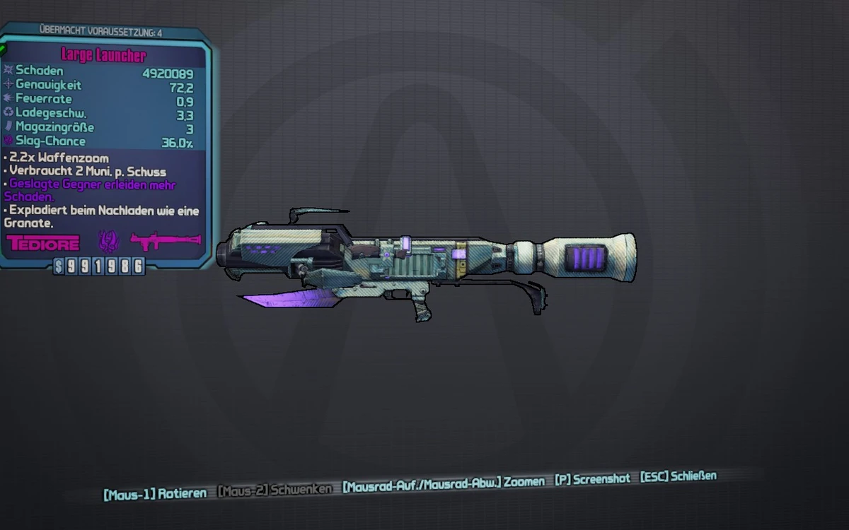 Launcher (E-Tech) | Borderlands Wiki | Fandom