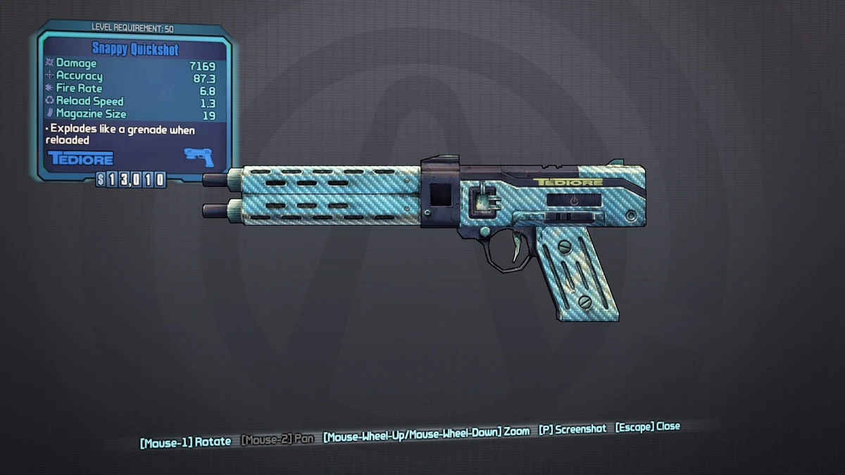 Quickshot (Pistol) | Borderlands Wiki | Fandom