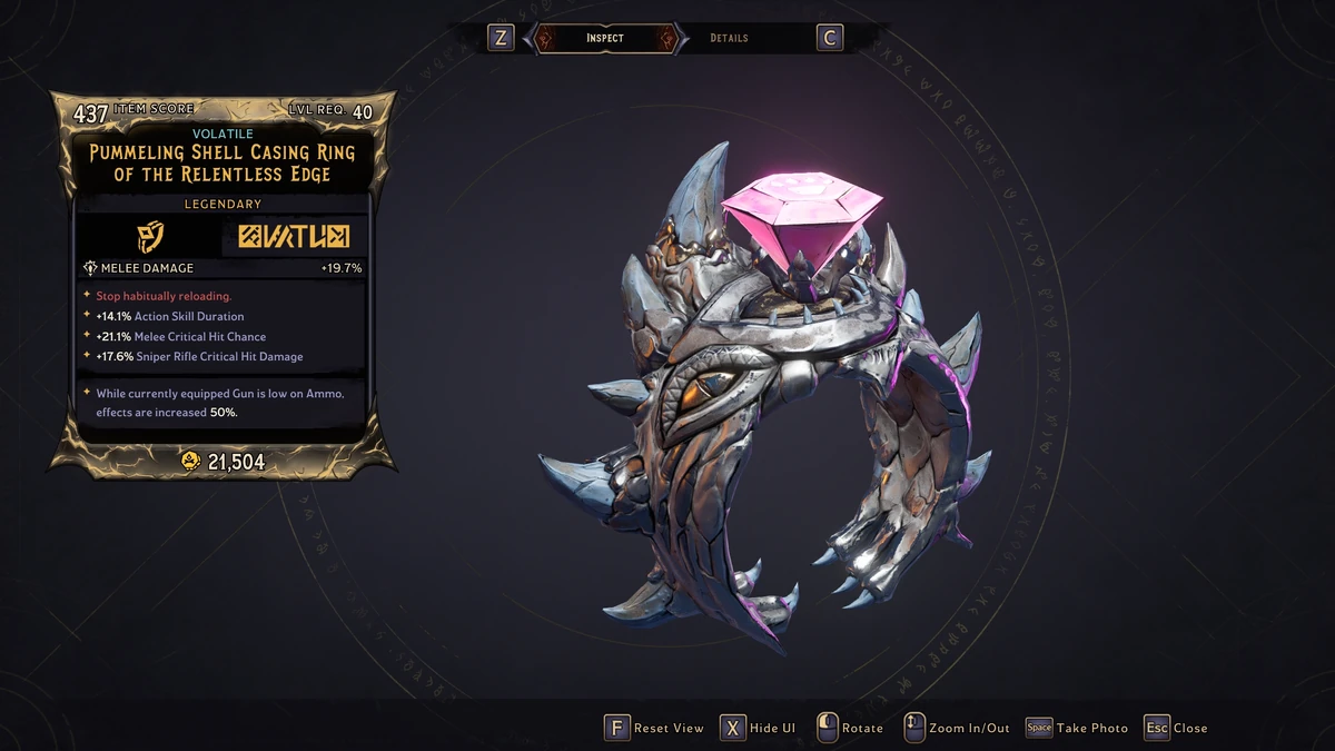 Shell Casing Ring | Borderlands Wiki | Fandom