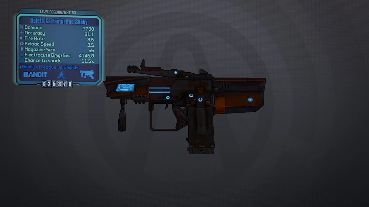 Shoky/Variant Chart | Borderlands Wiki | Fandom