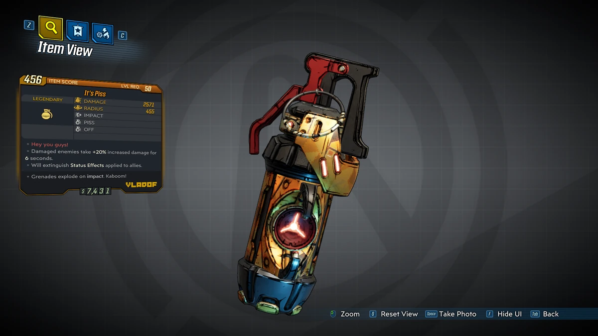 It's Piss | Borderlands Wiki | Fandom