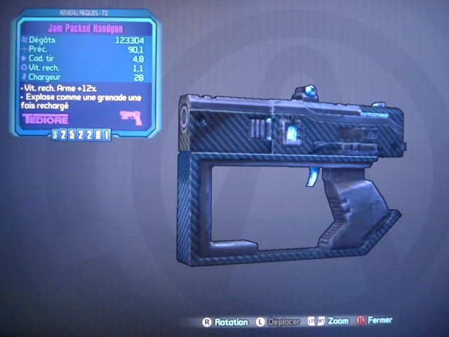 Handgun (Tediore) | Wiki Borderlands | Fandom