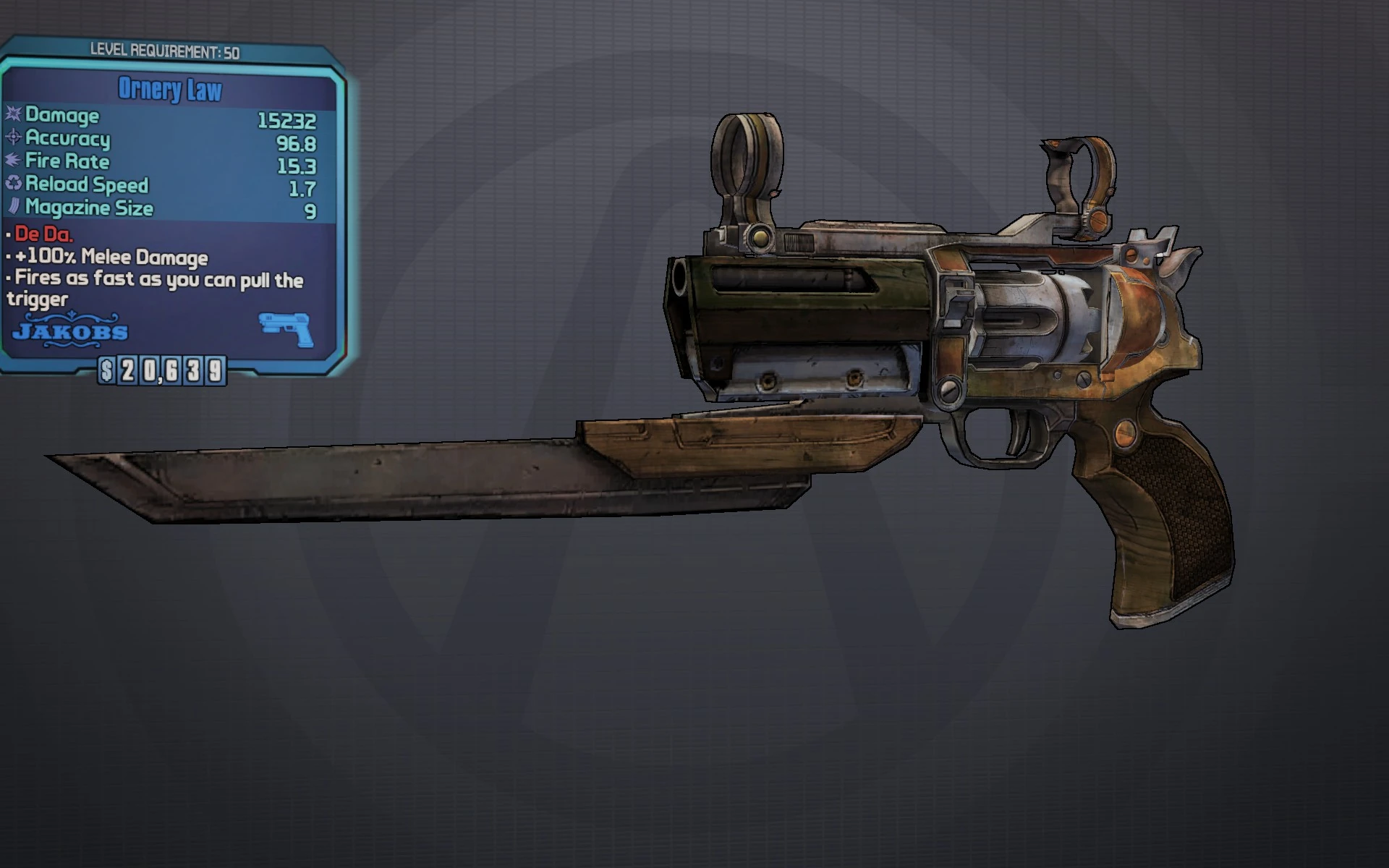 Borderlands 2 Revolver