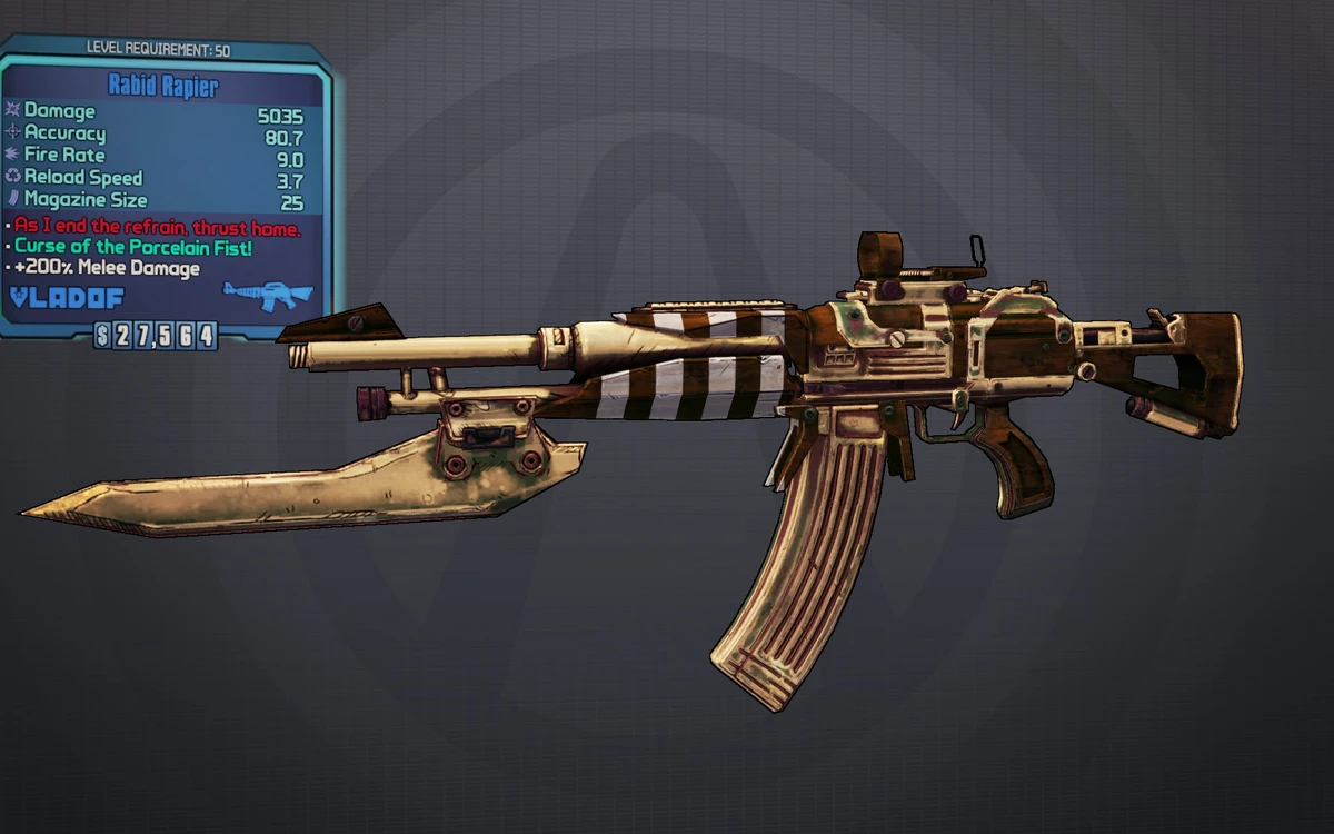 Rapier | Borderlands Wiki | Fandom