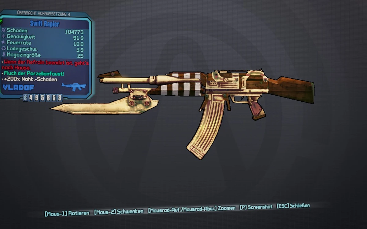 Rapier | Borderlands Wiki | Fandom