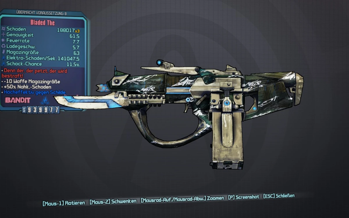 The (SMG) | Borderlands Wiki | Fandom
