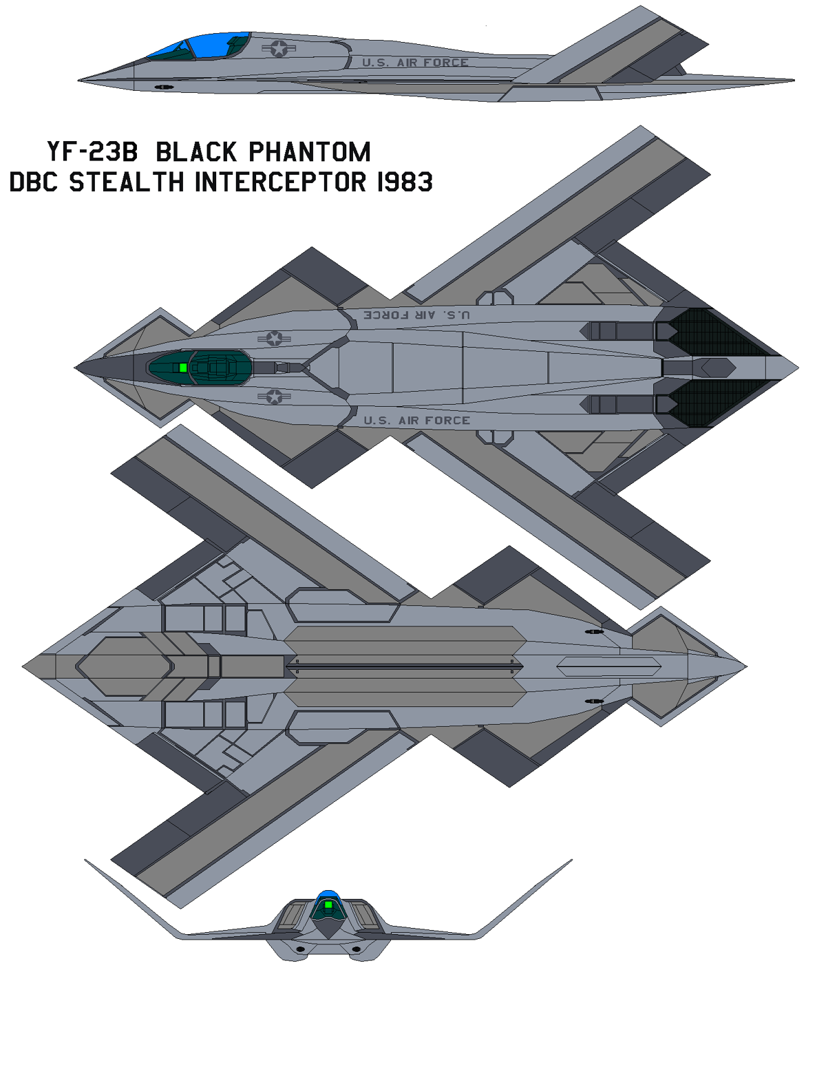 YF-23B Black Phantom | Boris' Funky Stuff Wiki | Fandom