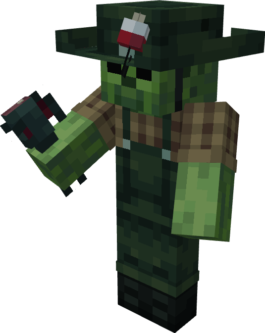 Zombie Fisherman | Born in Chaos Minecraft Mod Wiki | Fandom