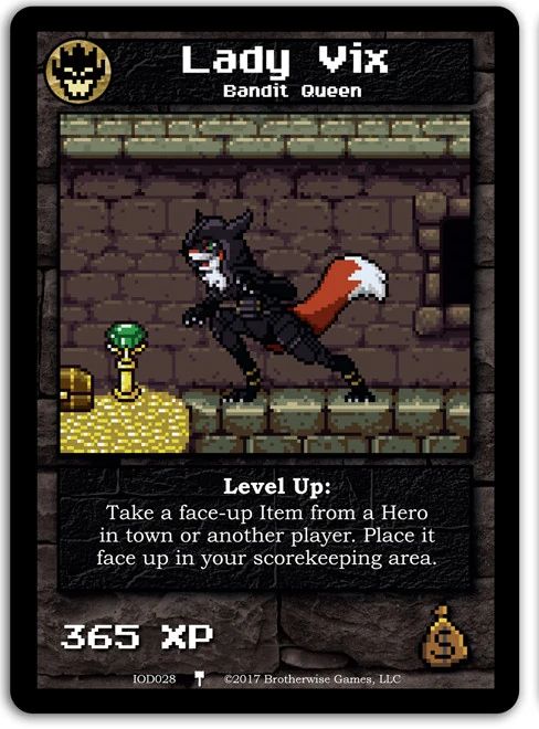 Lady Vix | Boss Monster the Dungeon-Building Card Game Wiki | Fandom