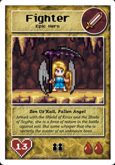 Zen Uz'Kali, Fallen Angel | Boss Monster the Dungeon-Building Card Game ...